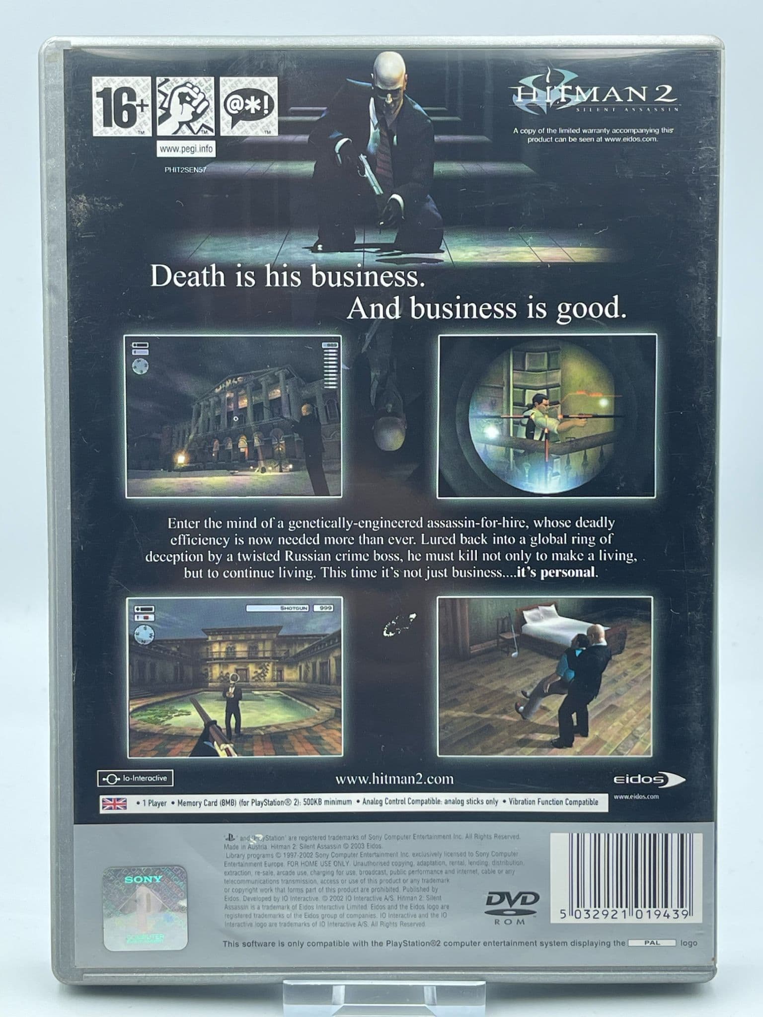 Hitman 2 Silent Assassin Platinum PS2